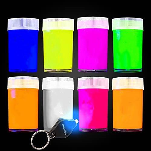 Quality 8 Color Glow In The Dark Makeup UV Face Paint Blacklight Reactive Fluorescent for sale