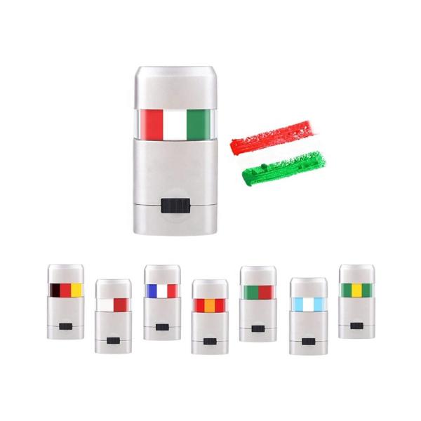 Quality Customized Sport Game Gift Face Paint 3 Color Flag Face Paint Stick For Football for sale