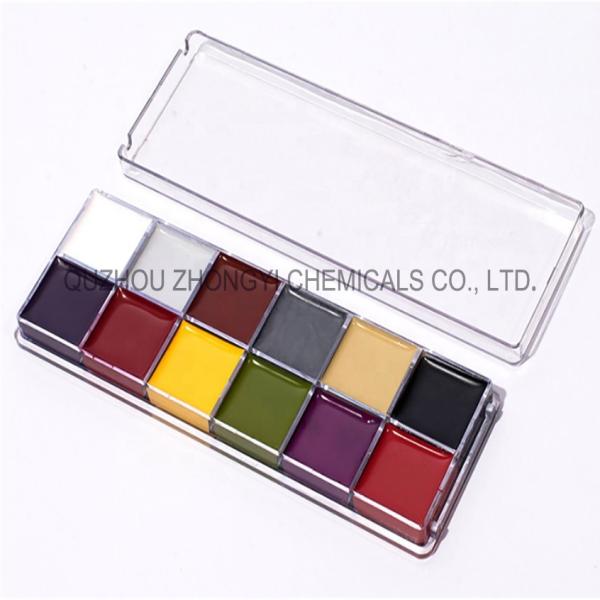 Quality 12 Color Special Effects Face Makeup Paint Palette or Halloween Cosplay SFX for sale