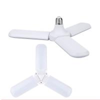China Mothproof Folding Blade LED Lights Bulb Three Leaf For Corridor for sale