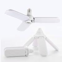 China 45W E27 B22 Foldable Blade LED Lights Three Leaves Adjustable Angle for sale