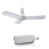 China 45W E27 B22 Foldable Blade LED Lights Three Leaves Adjustable Angle for sale