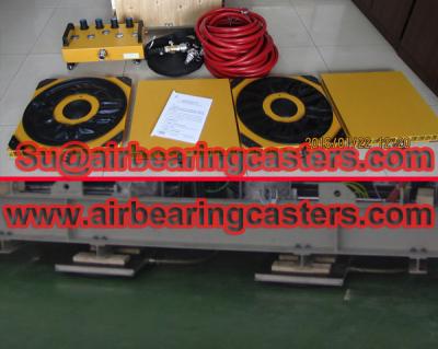 China Air moving skates modular air casters for sale