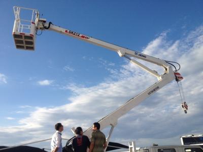 Китай Подъемноый-транспортировочн механизм XZJ5065JGK заграждения угла ±360◦continuing Slewing продается