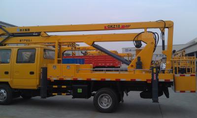 Китай Работая достигаемости подъемноого-транспортировочн механизма XZJ5067JGK заграждения радиуса 7.6m горизонтальные до 18 метров продается
