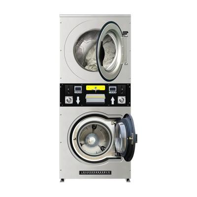 China Smart Commercial Laundry Machine Stainless Steel Drum Fast Drying & Washing Accepts Coin/Card/App Payment for sale