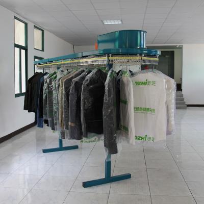 China Hot Sale SS-252 Revolving Hanger Clothing Conveyor Line for Hotel,Dry Cleaners Shop,Laundry and Factory Use for sale