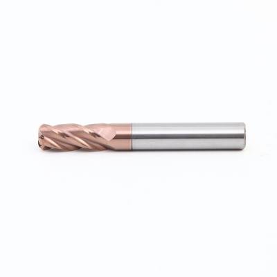中国 Metal Machining Metal Machining EJ Tools New Hrc65 Milling Cutter Solid Carbide End Mill Cutter 4 Flutes With Coating CNC Router Nano Blue Bit 販売のため