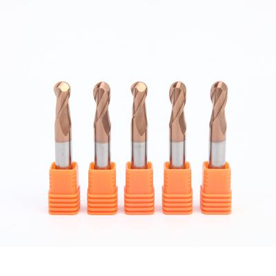 中国 Excellent Quality Carbide Tools 4 Flute HRC55 Ball Nose Solid Carbide End Mill 販売のため