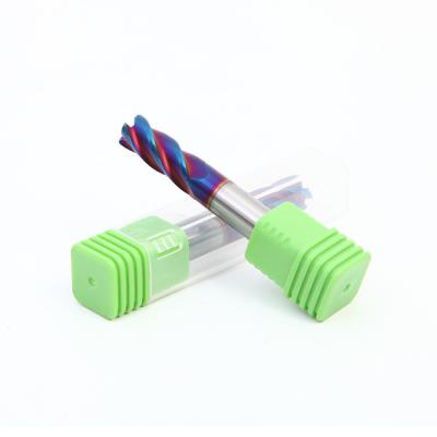 中国 HRC65 Solid Carbide 4 Flute Corner Radius End Mills Fresas CNC Milling Cutter Solid Solid Carbide Endmills 販売のため