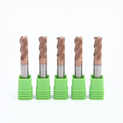 中国 HRC60 Carbide Machine Mill Cutter Tungsten Carbide Tool Flute Flat Square End Mills Various 4 販売のため