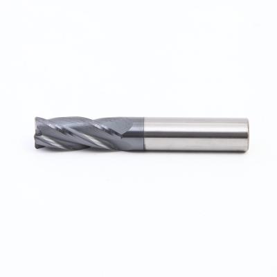 中国 Endmill Endmill Round Carbide Slitter Nose Flute 4 Flute HRC58 TiSiN Radius Liner End Mill 販売のため