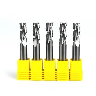 中国 Metal Machining Metal Machining New EJ Fresa Design 4 Flute Square Milling Cutter Flat Carbide End Mill For Stainless Steel High Hardness Metal 販売のため