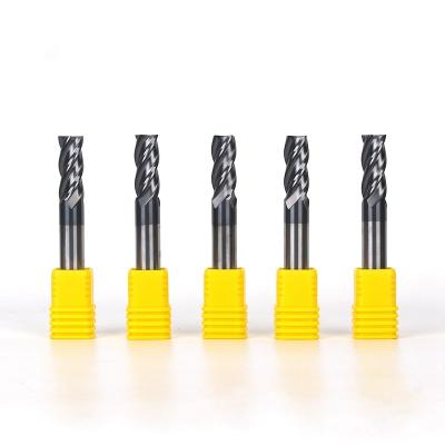 中国 EJ 4 High Polished Carbide Lathe End Mill Flute Milling Cutter Metal Machining Cutter For Hrc60 Aluminum CNC Machine Tool 販売のため