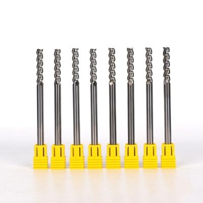 China Metal Machining Metal Machining EJ Solid Carbide 4 Flutes Square End Mill Standard Size à venda