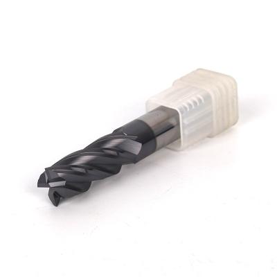 China Metal Machining EJ HRC55-65 Solid Carbide 4 Flute Corner Radius End Mills Fresas CNC Milling Cutter à venda