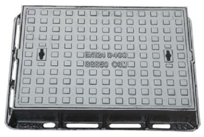 China Squre manhole cover ,clear opening 450x600mm , ductile iron cover for sale