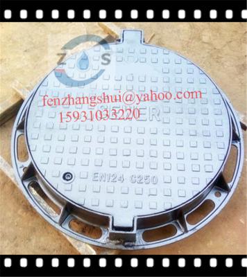 China ductile iron manhole , sewage cover, EN124 C250 for sale