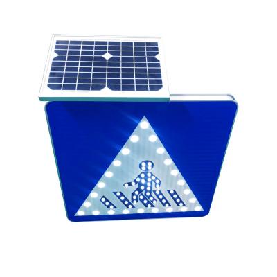 Cina Segno solare di alluminio solare impermeabile di passaggio pedonale dei segnali stradali in vendita
