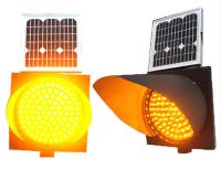 China Easy Installation Yellow 300mm Single Amber Traffic Light With CE for sale