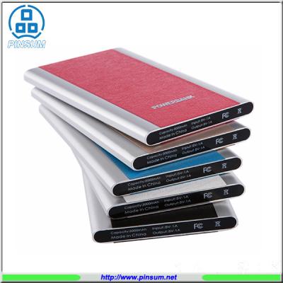 China 2016 new design 4000mah slim portable power bank for sale
