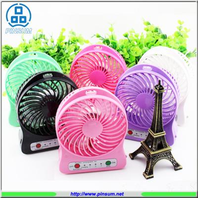 China portable mini electronic fan rechargeable fan with USB power bank strong wind for sale