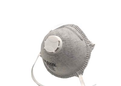 China FFP1 geactiveerde het Masker Dubbele Elastische Hoofdband van het Koolstofstof met 4 Plys Te koop