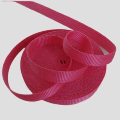 Cina Zaini e bagagli cinture in polipropilene rosa nera 25 mm di polipropilene in vendita