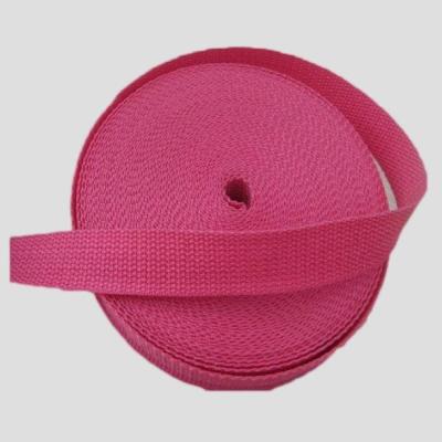 Cina Zaini e bagagli cinture in polipropilene rosa nera 25 mm di polipropilene in vendita