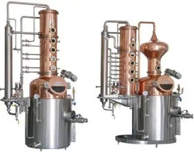 Cina Distillazione per distillatori di alcol a colonna in acciaio inossidabile/rame da 2000 kg in vendita