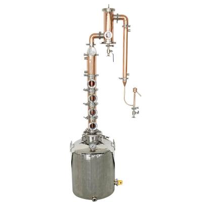 Cina GHO 200 kg attrezzature per distillatori di gin alcol per uso domestico SUS304/Red Copper in vendita