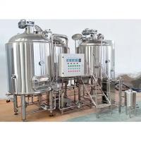 China 1000lt Capacity Silver Beer Brewing Equipment with Advanced Technology for sale