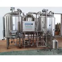 China 1000lt Capacity Silver Beer Brewing Equipment with Advanced Technology for sale