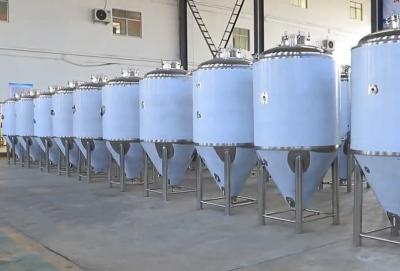 China Fermentador de cerveja cónico de 1000L com revestimento de glicol e isolamento de poliuretano à venda