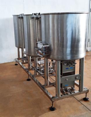 China Sistema de trituração de 200L para fermentação Equipamento de aquecimento de fogo direto Sistema de fabricação de cerveja à venda