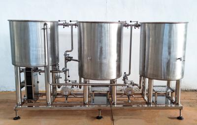 China Sistema de trituração de 200L para fermentação Equipamento de aquecimento de fogo direto Sistema de fabricação de cerveja à venda