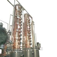China 2000lt Red Copper Alcohol Distillation Column Equipment for Processing Types Alcohol for sale