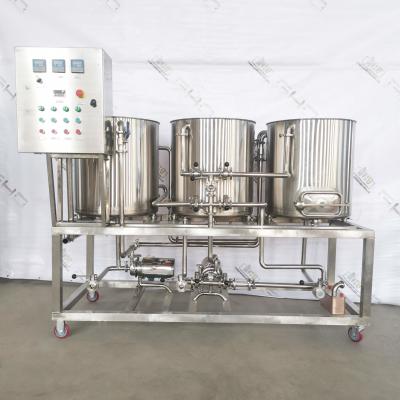 Cina Impianto di fabbricazione Micro sistema di produzione di birra artigianale con 2.1*0.83*1.53m di dimensione del pacchetto in vendita