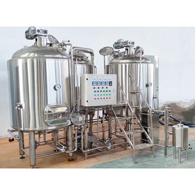 Cina Sistema di frantumazione della birra a 2 o 3 vasi per la produzione di birra artigianale basato su 3 fasi/380 220 Voltage in vendita
