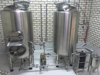 Cina 200l 300l attrezzature birreria 2 vasi birreria spessore in magazzino al di fuori di 2 mm in vendita