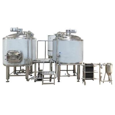 Cina 200l 300l attrezzature birreria 2 vasi birreria spessore in magazzino al di fuori di 2 mm in vendita