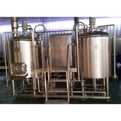 Cina Equipaggiamento essenziale per la produzione di birra in acciaio inossidabile GSTA 600L in vendita