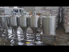 50L US three-keg brewhouse and 3pcs fermenters brewing set