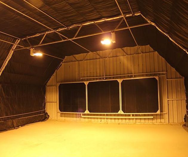 Curtain Movable Automated Blackout Greenhouse For Medical Plant Customzied 0