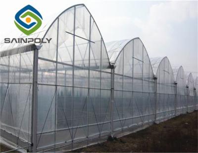 China Commerciële Plastic Film 4m Multispanwijdteserre voor Groenten Te koop