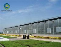 China 1.2 G/m3 Mult Span Polycarbonate Sheet Greenhouse for sale