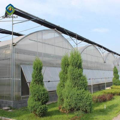 Cina grande doppia pressione di agricoltura della serra della pellicola di polietilene dell'arco di 4m in vendita