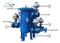 China 1-3000 Microns DN100 Duplex Strainer Complementary Auto Backwash Filter for sale