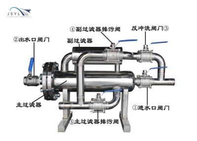 Cina l'auto complementare duplex di 15m3/H DN50 lava il filtro in vendita
