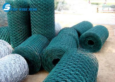 China Galvanized/PVC hexagonal wire mesh for Poultry fence for sale
